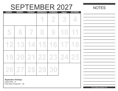 2027 Calendar 1 – Free Printable Calendars